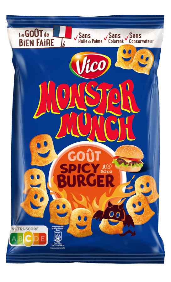 Vico Monster Munch, Spicy Burger From France | Try The World