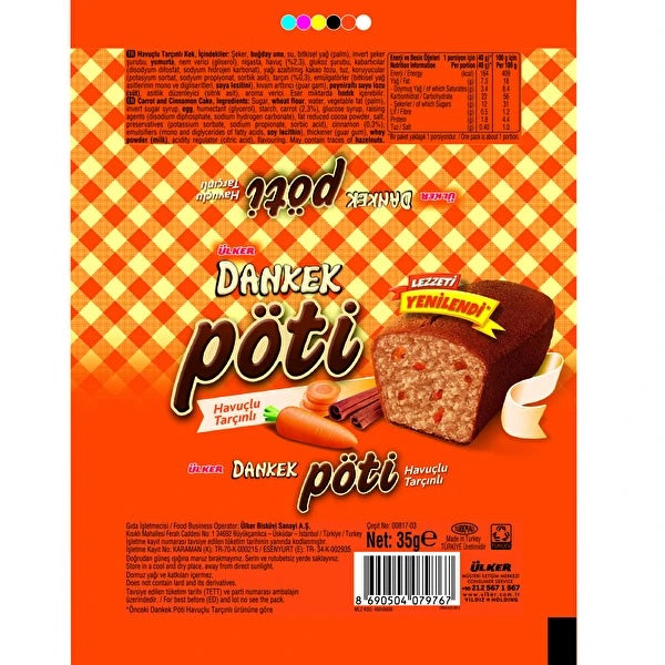 Ulker Dankek Poti, Carrot & Cinnamon From Turkey | Try The World