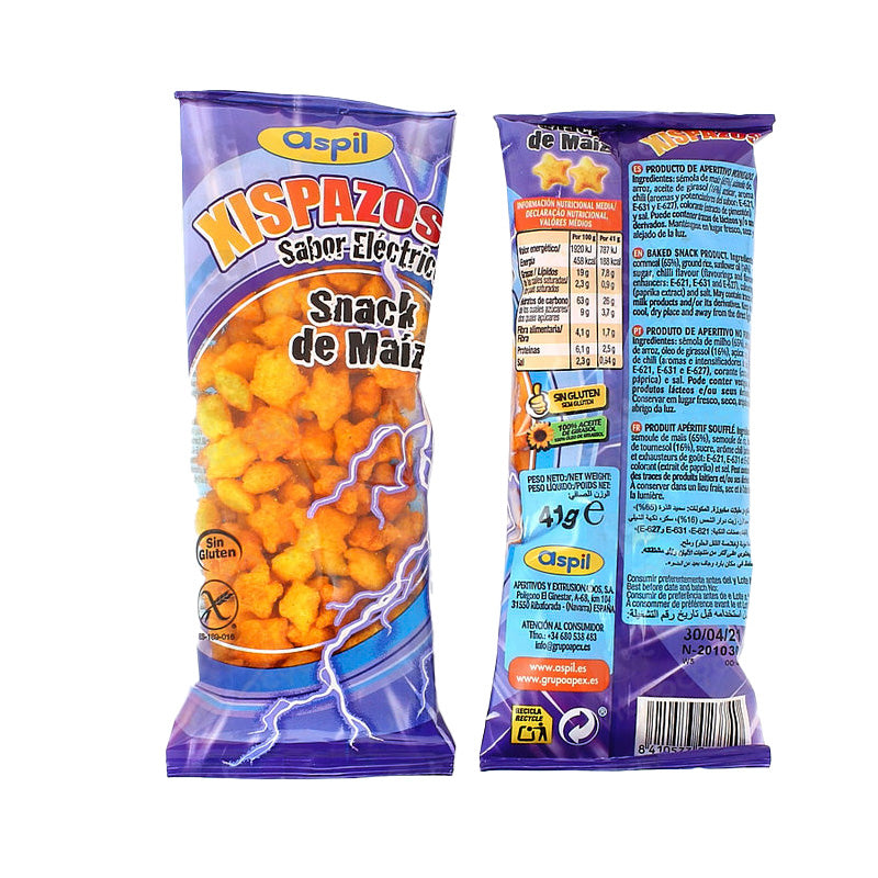 Aspil Xispazos, Spicy, Corn, Crisp (Spain) | Try The World
