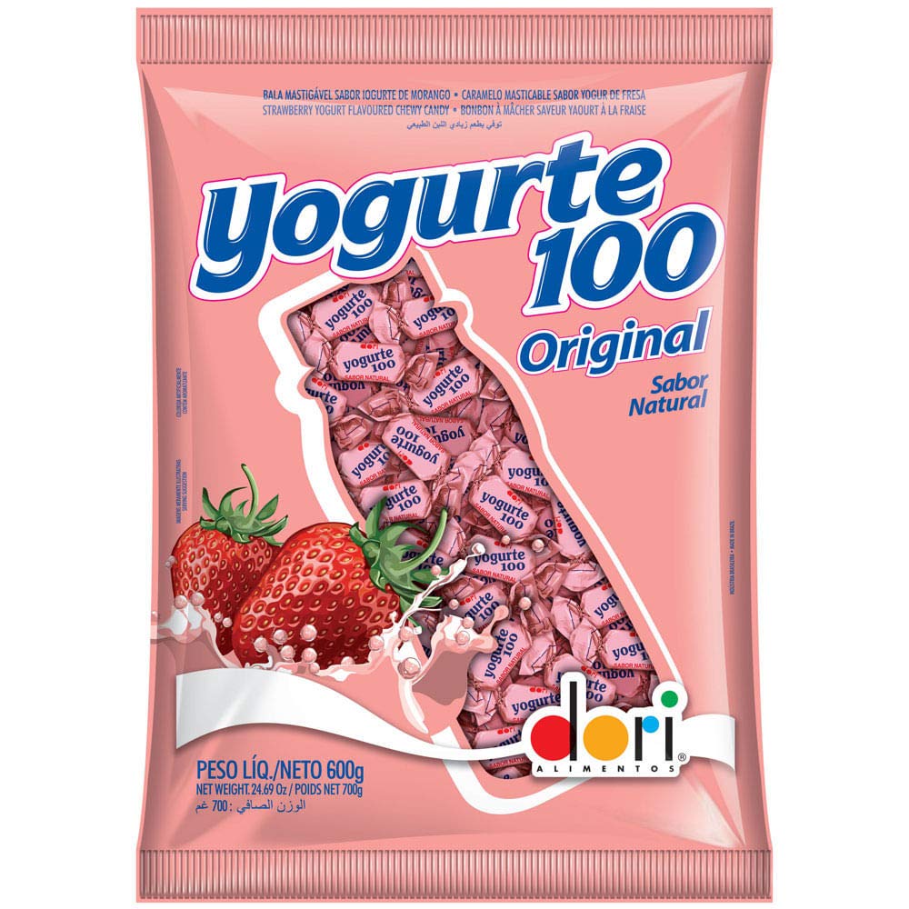 Dori Bala Yogurte Yogurt candy, strawberry (Brazil) – Try The World